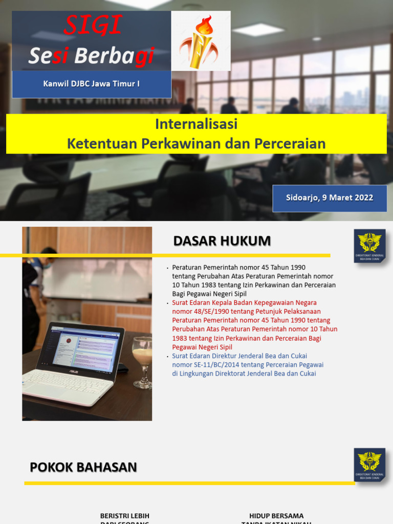 Ketentuan Perkawinan ASN DJBC | PDF