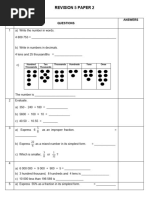 PSR Maths Mid-Year Revision | PDF | Area | Geometry