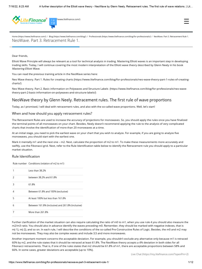 Part 3 - Retracement Rule 1 | PDF | Contract For Difference | Economies