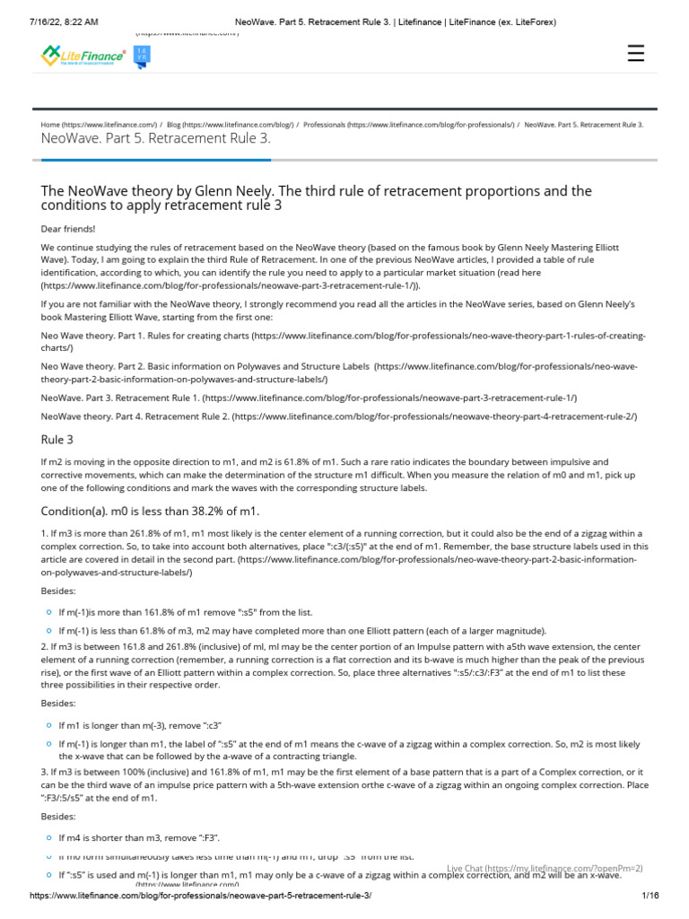 Part 5 - Retracement Rule 3 | PDF | Contract For Difference | Money