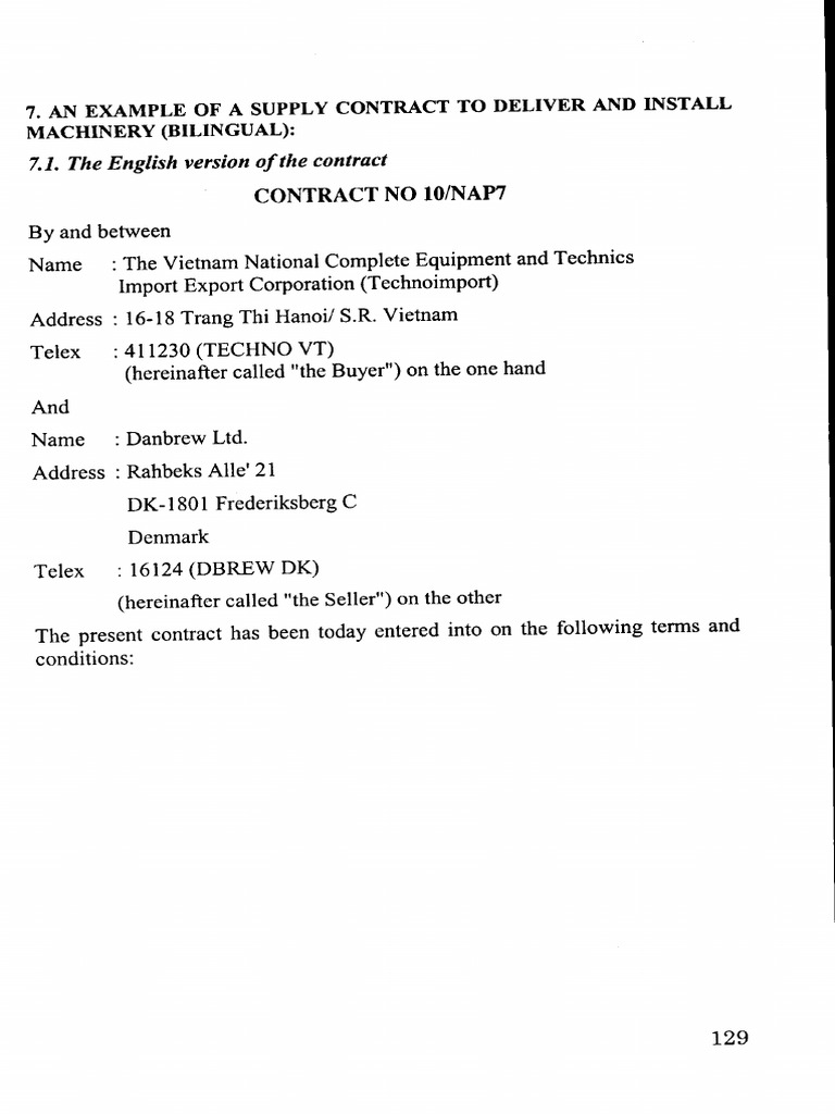 Contract Document | PDF | Letter Of Credit | Business