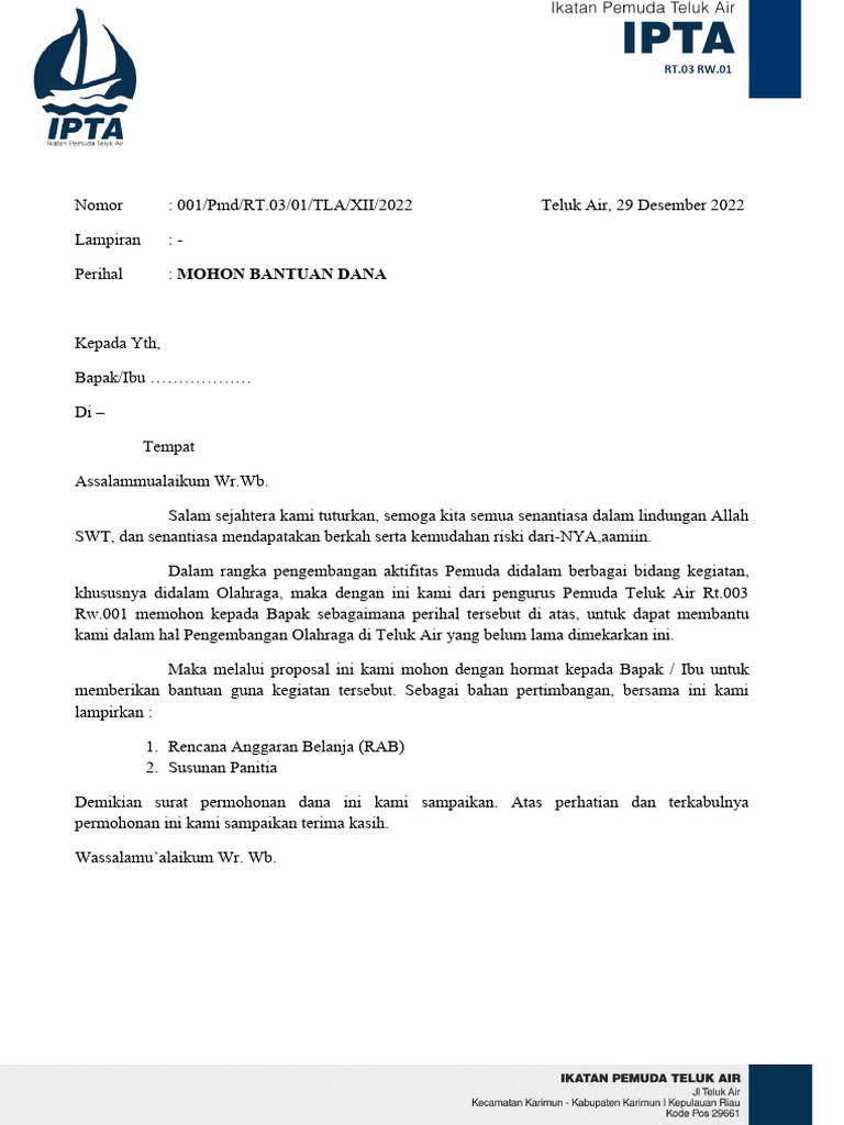 Contoh Proposal Mobile Legend | PDF