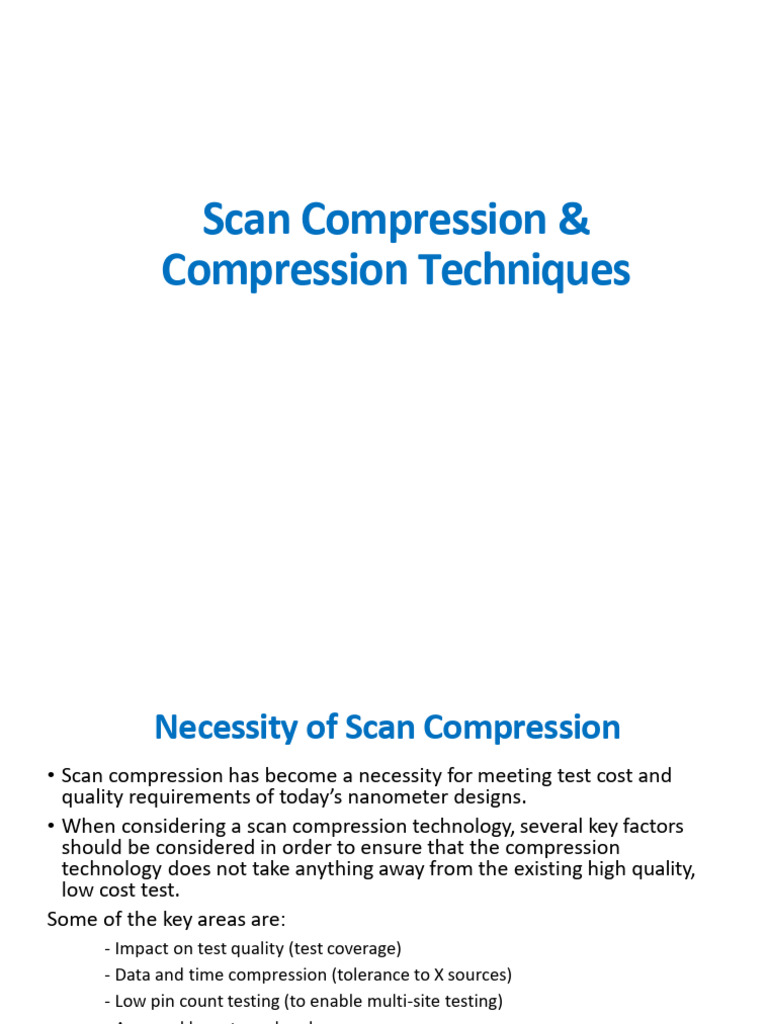 Scan Compression | PDF | Data Compression | Digital Technology Scan Compression | PDF | Data Compression | Digital Technology