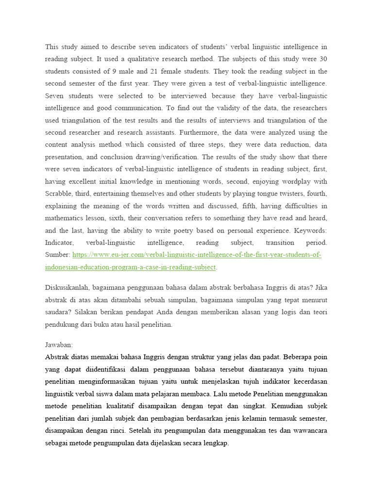 Bahasa Indonesia Diskusi 6 | PDF | Learning | Social Science Methodology