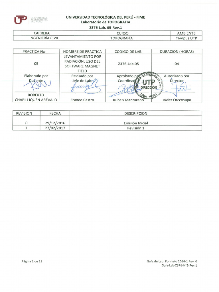 Guia 5 - Toporgafia Z376 | PDF