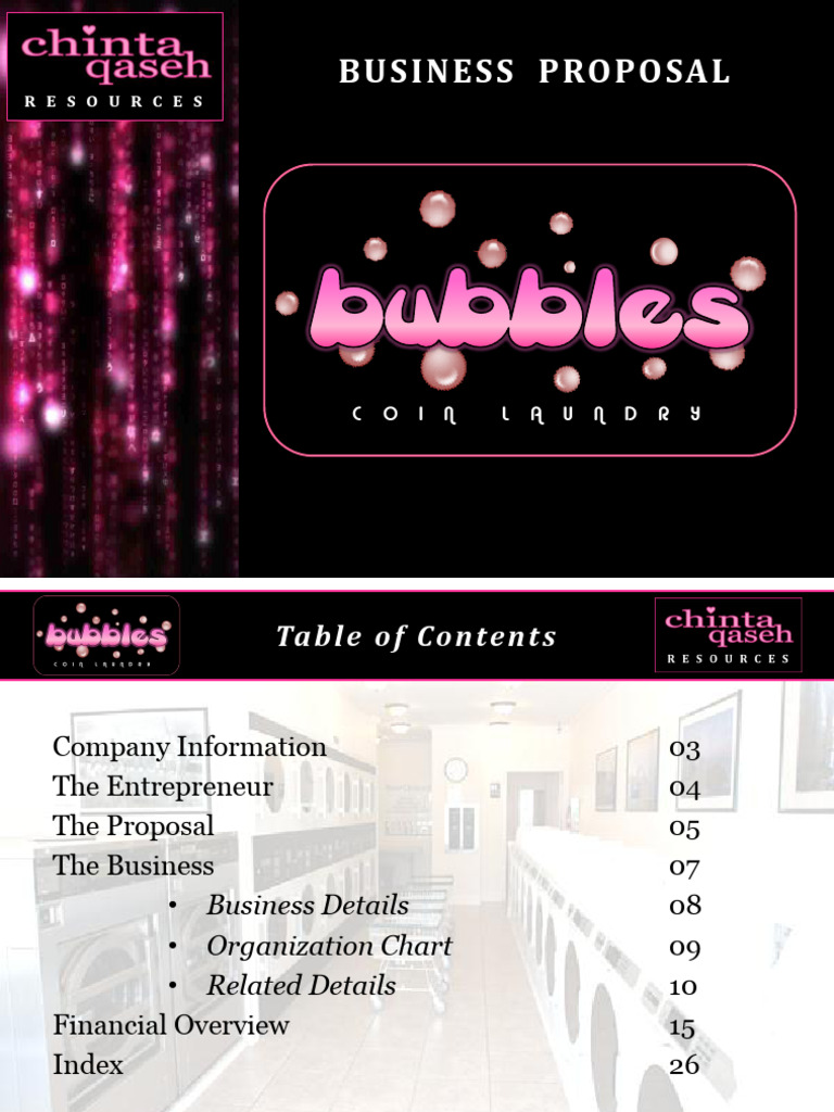 Bus Laundry Proposal V.01 | PDF