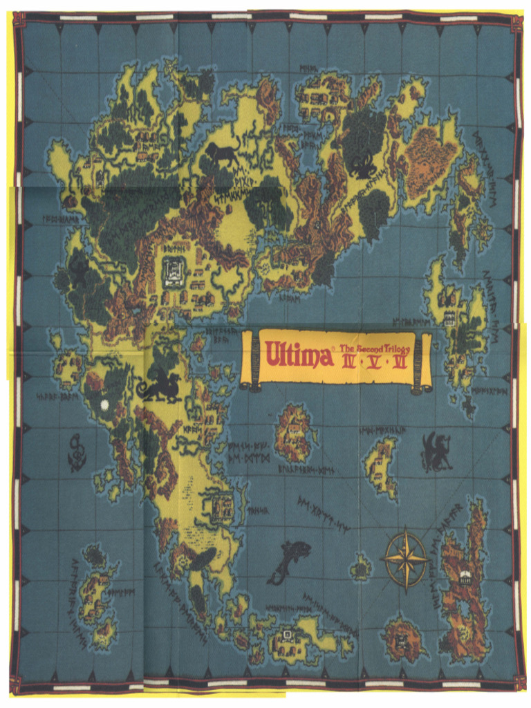 Ultima Trilogy 2 Map | PDF