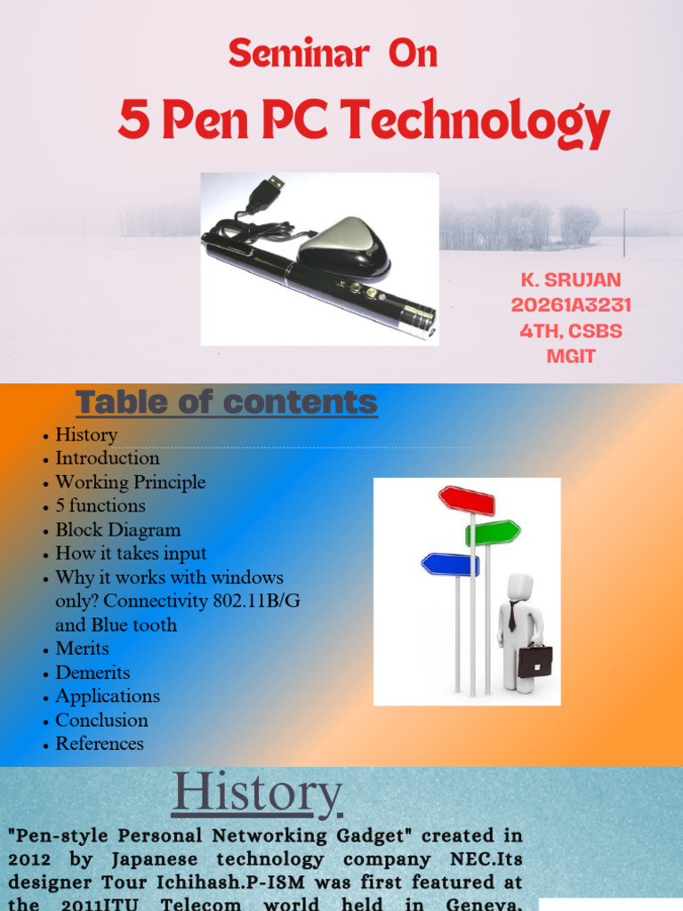 5 Pen PC | PDF | Computer Keyboard | Multi Core Processor