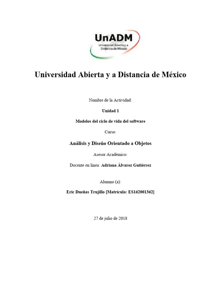 Ddoo U1 A3 Erdt | PDF