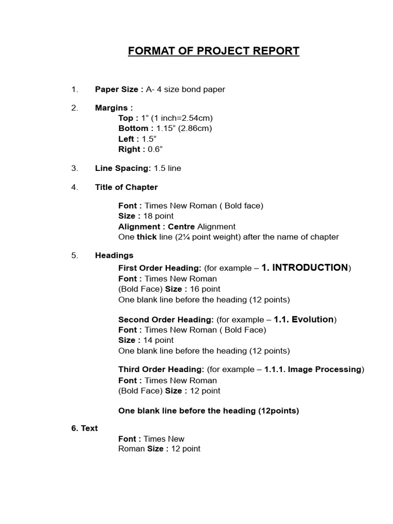 Project Report Format (1) (AutoRecovered) | Download Free PDF | Times ...
