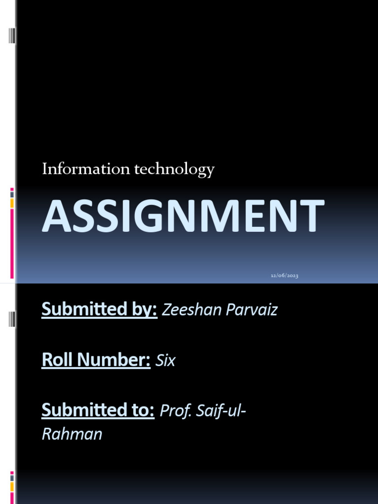 Assignment | PDF | Electronics | Computing