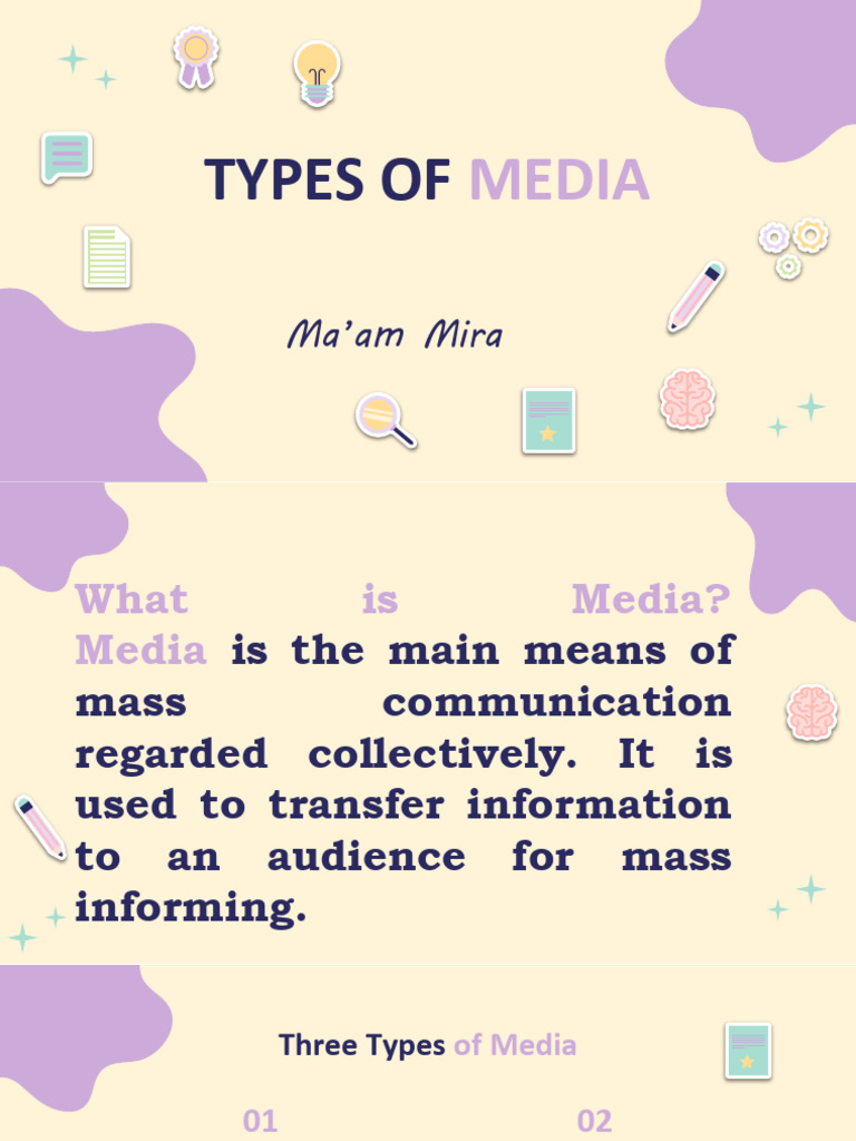 Types of Media | PDF | Mass Media | Broadcasting