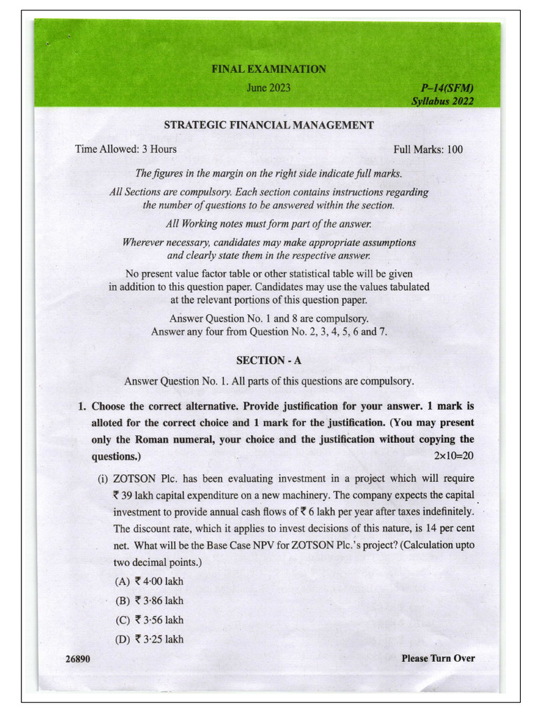 P14 | PDF | Net Present Value | Securitization