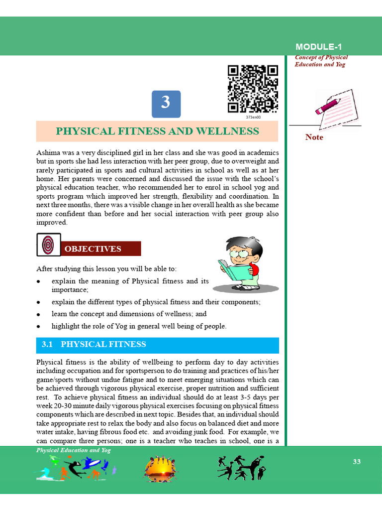 Module For Phy Fitness and Wellness | PDF | Physical Fitness | Skeletal Muscle
