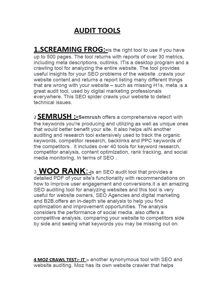 Linux Server Security Audit Tools | PDF | Search Engine Optimization ...