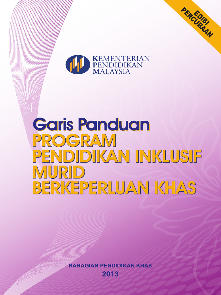 Garis Panduan Program Inklusif | PDF Garis Panduan Program Inklusif | PDF