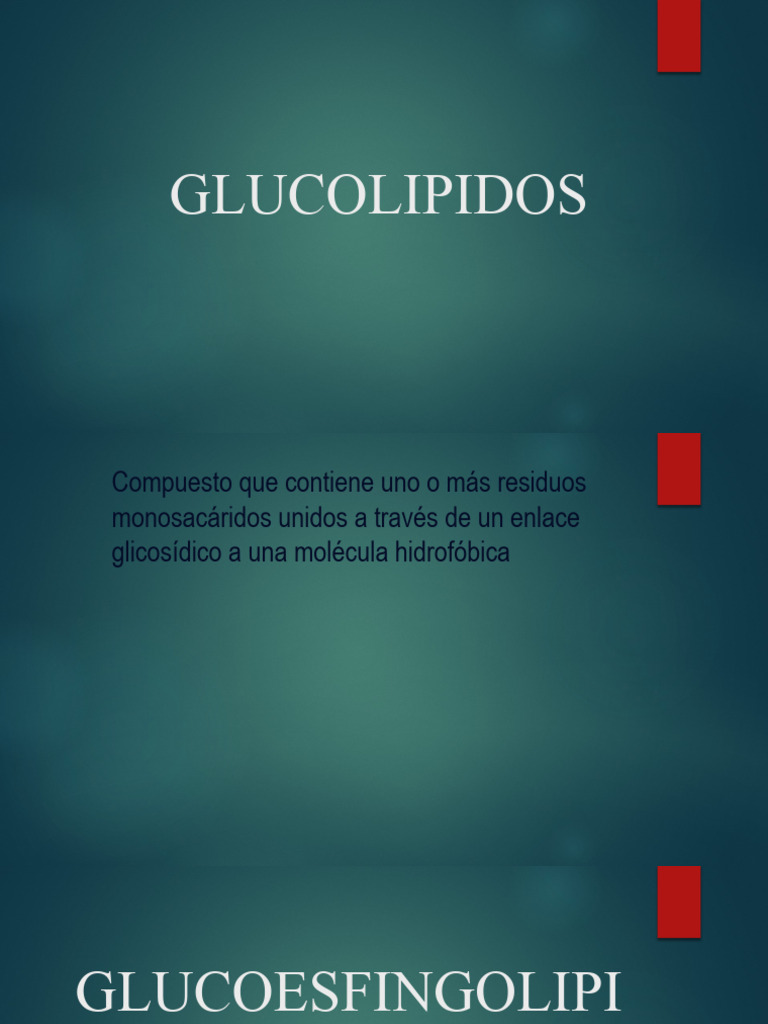GLUCOLIPIDOS | PDF | Ciencia y matemáticas