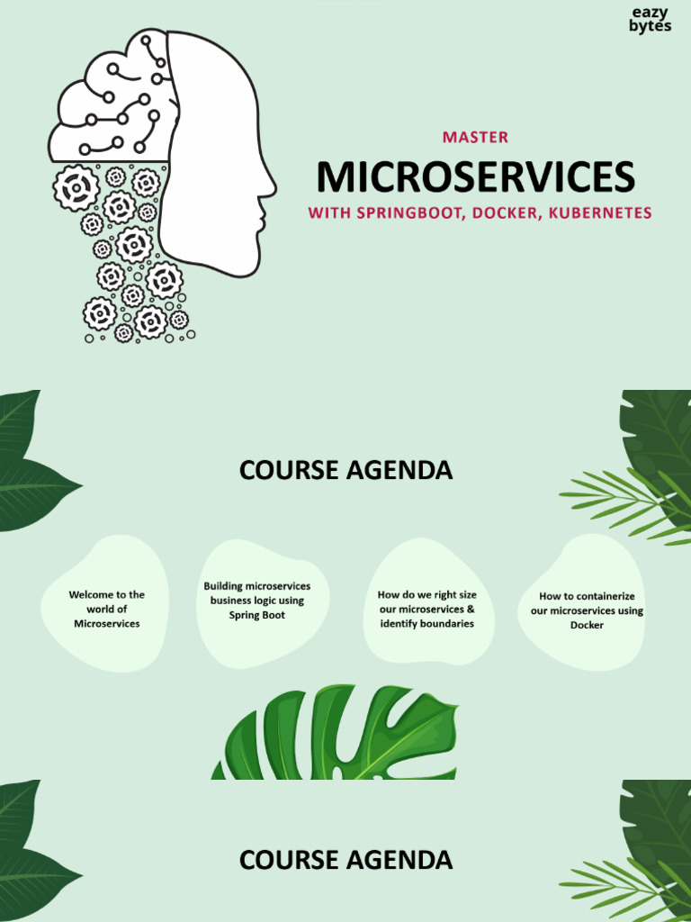 Master Microservices With SpringBoot, Docker, Kubernetes | PDF