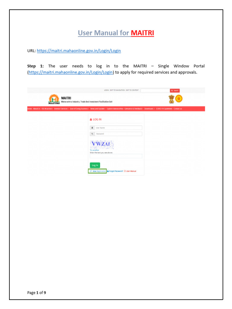 MAITRI User Manual 1.1 | PDF