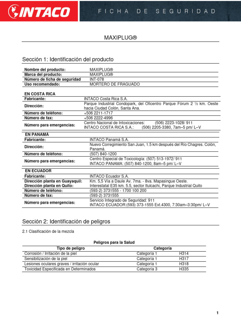 MAXIPLUG | PDF | Agua | Quemar