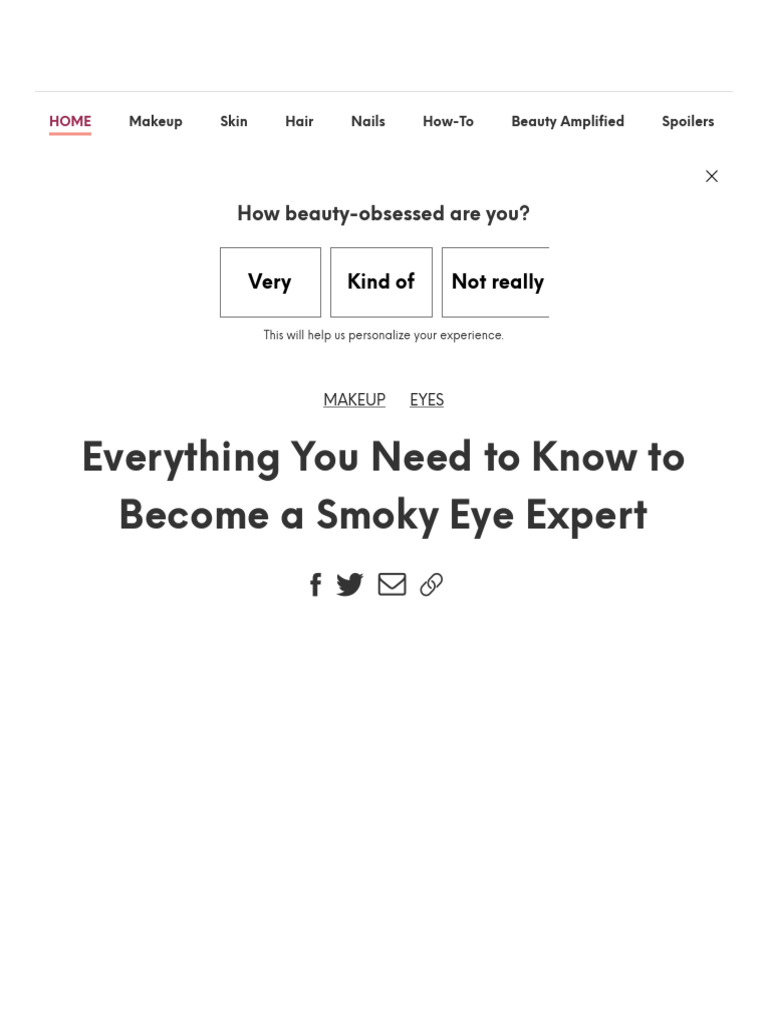 How To Do A Smoky Eye, Easy Smoky Eye Makeup Tutorial - IPSY - IPSY | PDF | Toiletry | Beauty