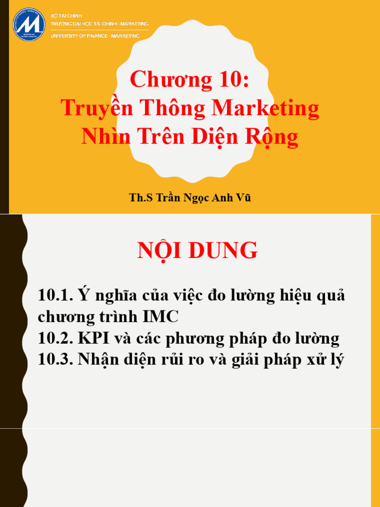 Chuong 10 - Truyen Thong Marketing Nhin Tren Dien Rong | PDF
