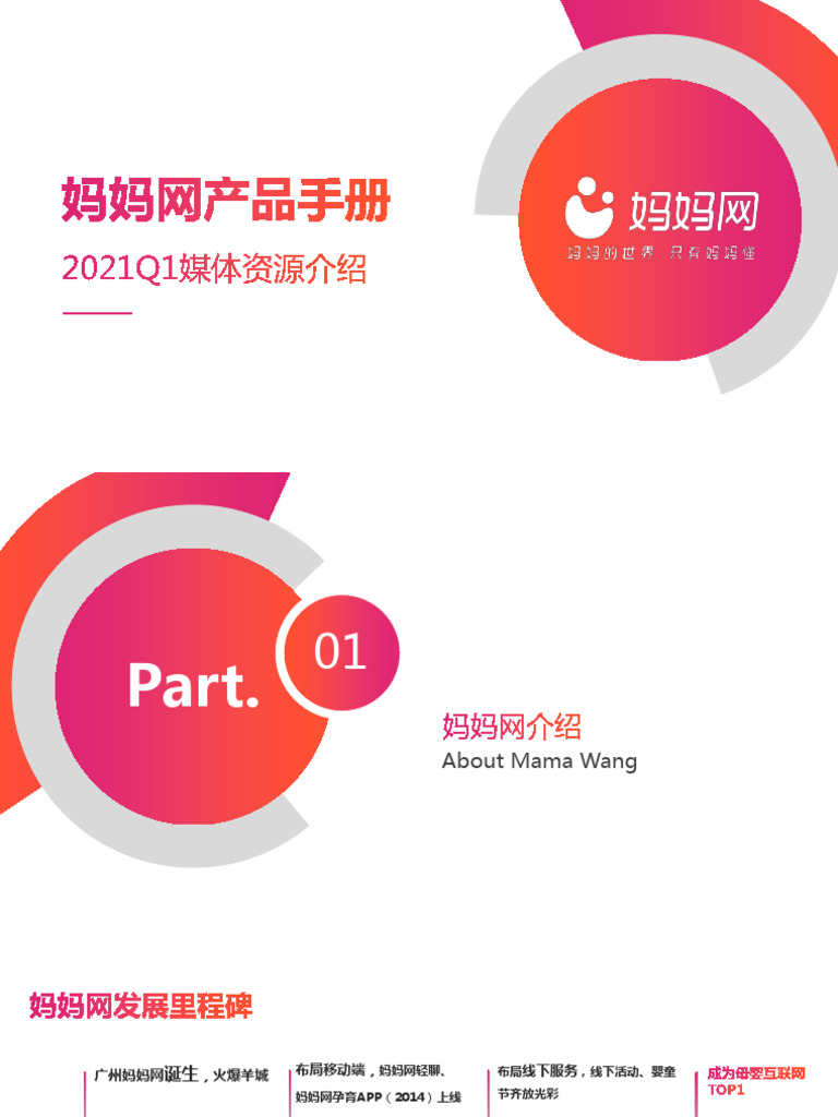 妈妈网产品手册2021Q1 | PDF