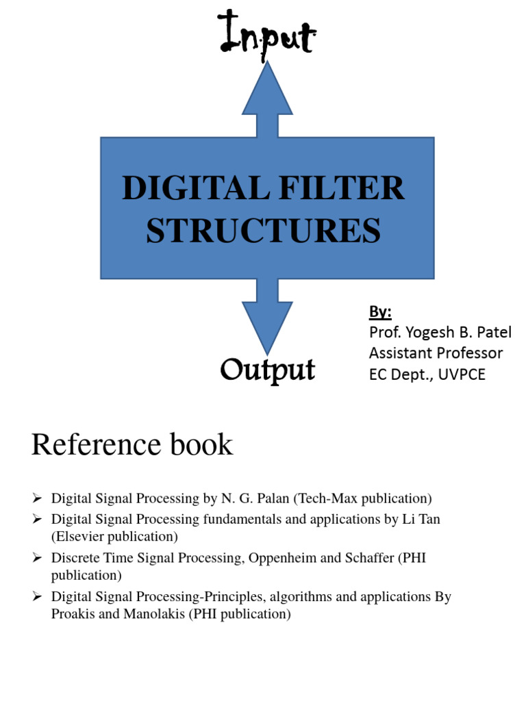 2 Digital Filter Structures by YBP 05-08-2014 | PDF | Computational ...