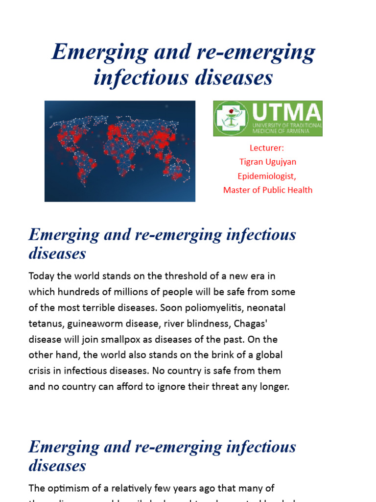 Emerging and Re-emerging Infectious Diseases | PDF | Antimicrobial ...