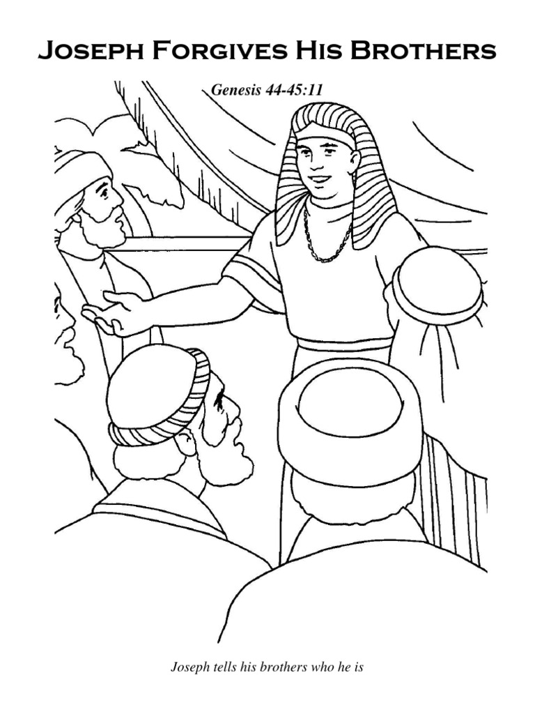 Joseph Forgives Elementary | PDF | 1st Millennium Bc Books | Torah