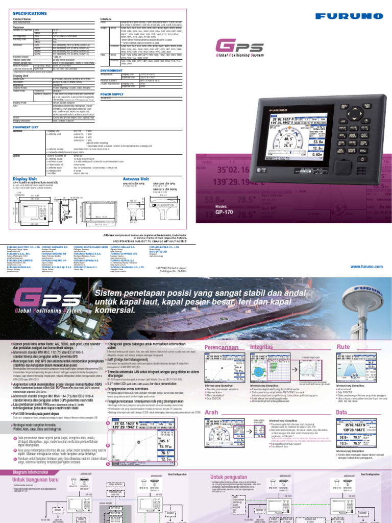Furuno GPS GP-170 - E | PDF | Computer Science | Computing