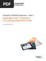 IGCSE Email Writing Format | PDF
