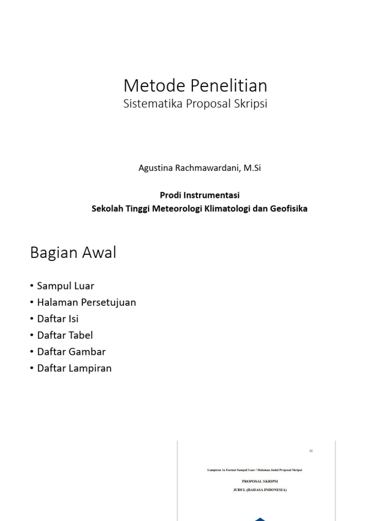 Sistematika Proposal Skripsi | PDF | Seni | Komputer