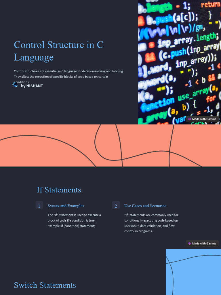 Control Structure in C Language | Download Free PDF | Control Flow | Software Development