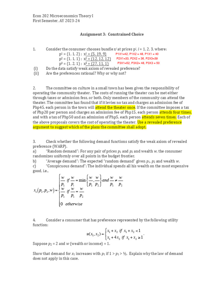 202 PS 3 | PDF | Economics | Economies