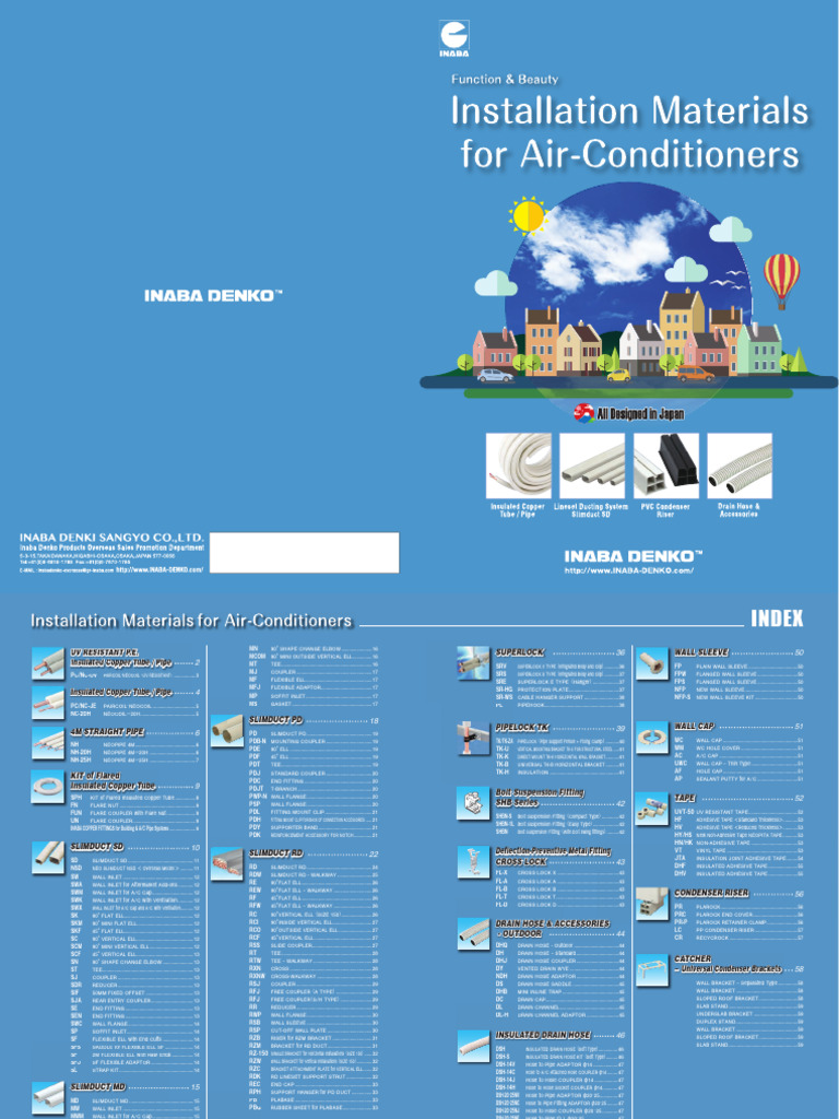 Inaba Denko General Catalog | PDF | Pipe (Fluid Conveyance) | Thermal ...
