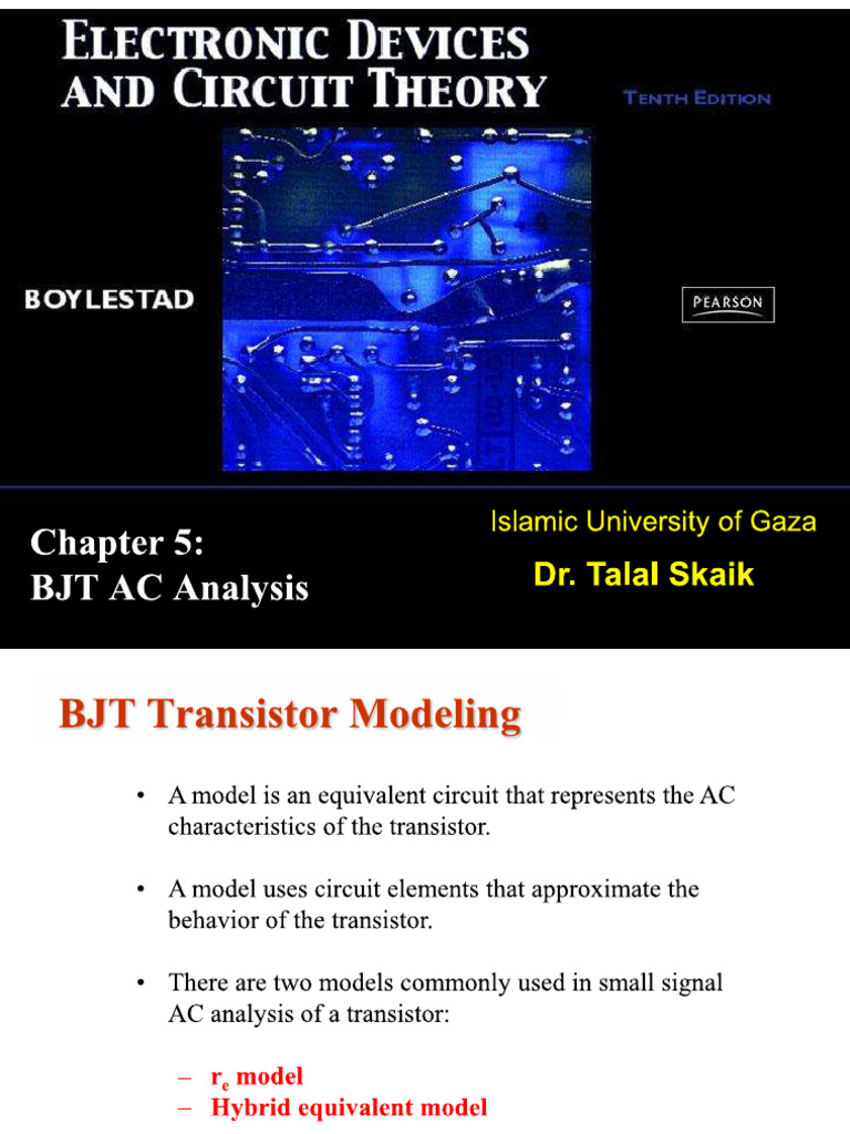 BJT Ac Analysis | PDF