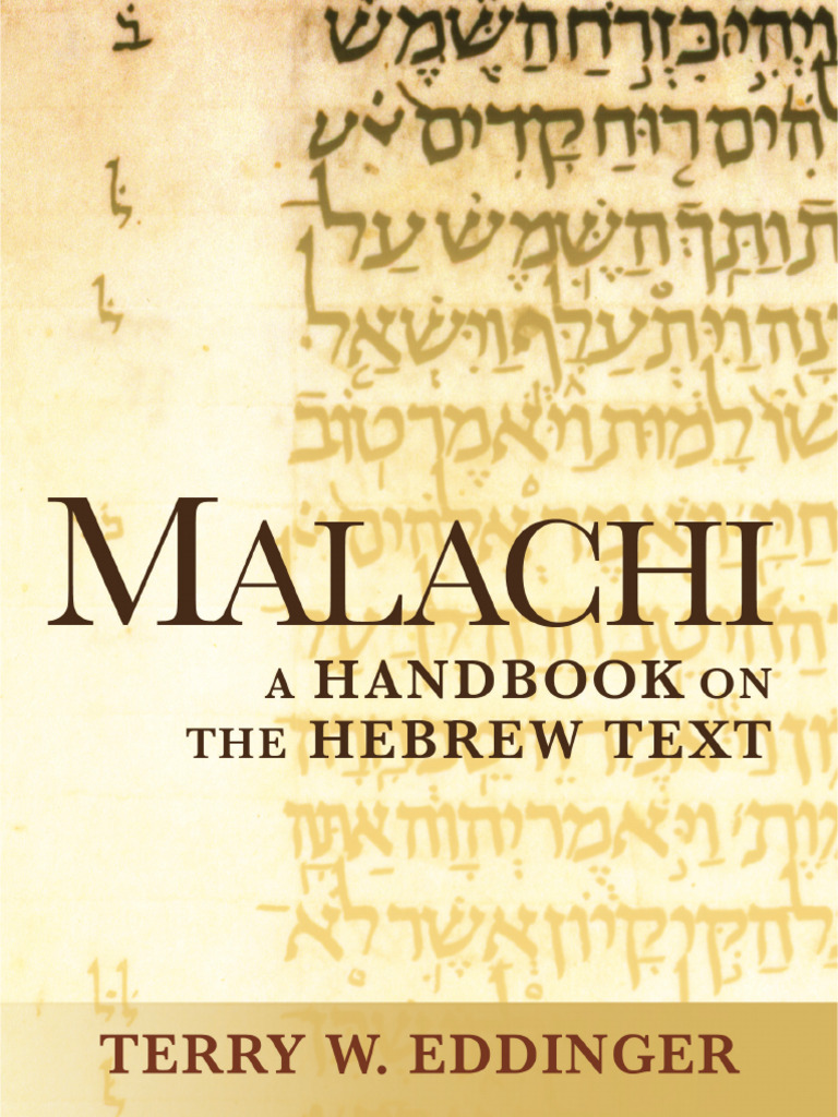 Malachi A Handbook On The Hebrew Text | PDF | Book Of Malachi | Hebrew ...