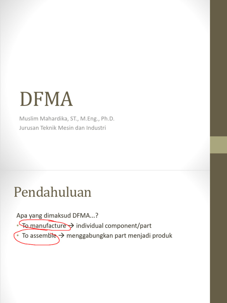 3 DFMA Rev 2 - 23 Agustus 2021 | PDF | Seni | Komputer