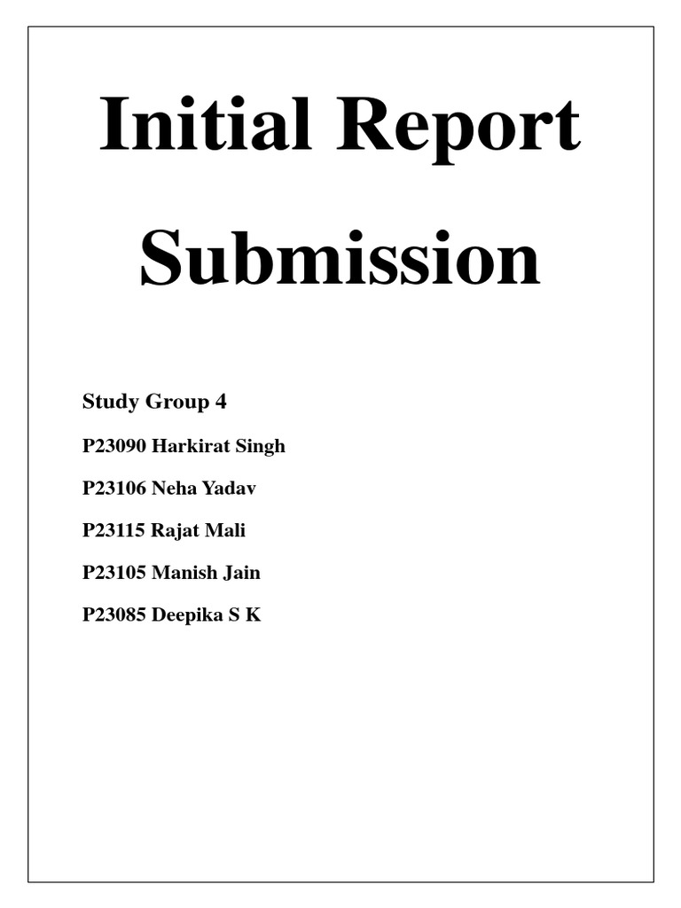 Group 4 OAD Interim Report | PDF | Mc Donald's | Business