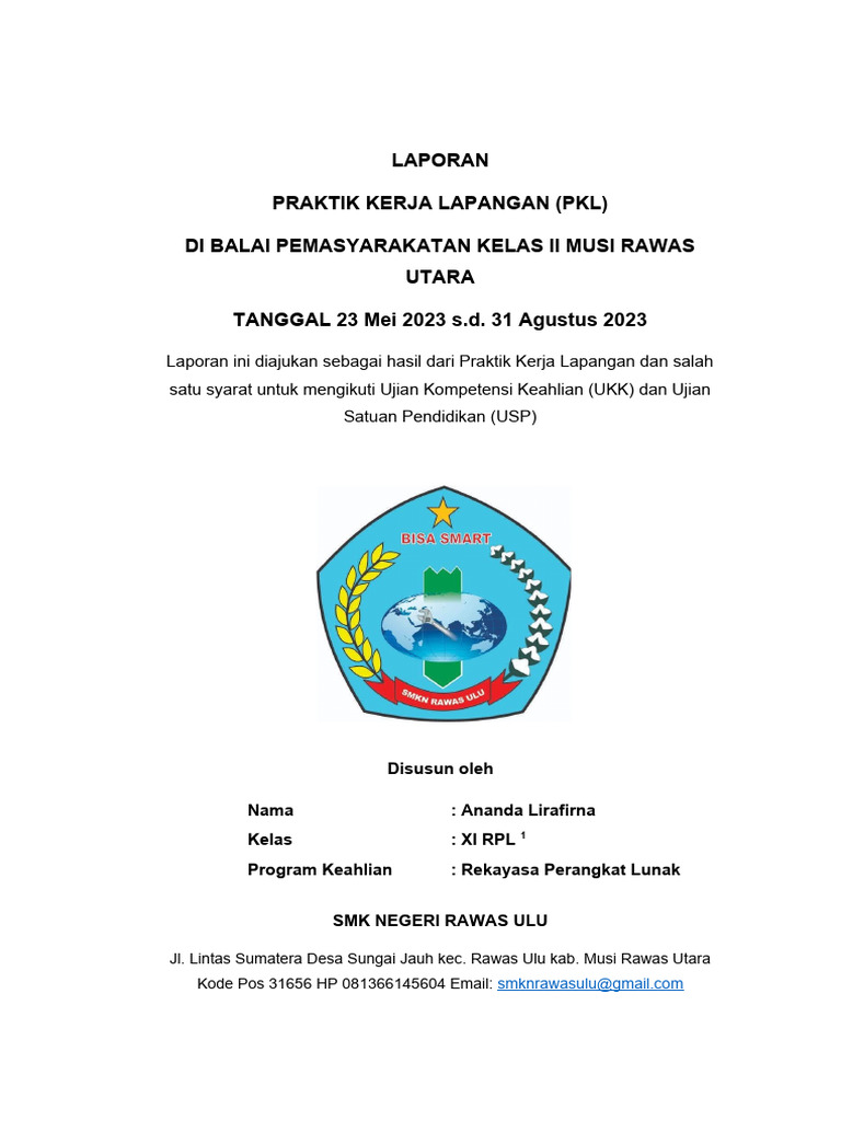 Ananda Lirafirna RPL 1 PKL | PDF