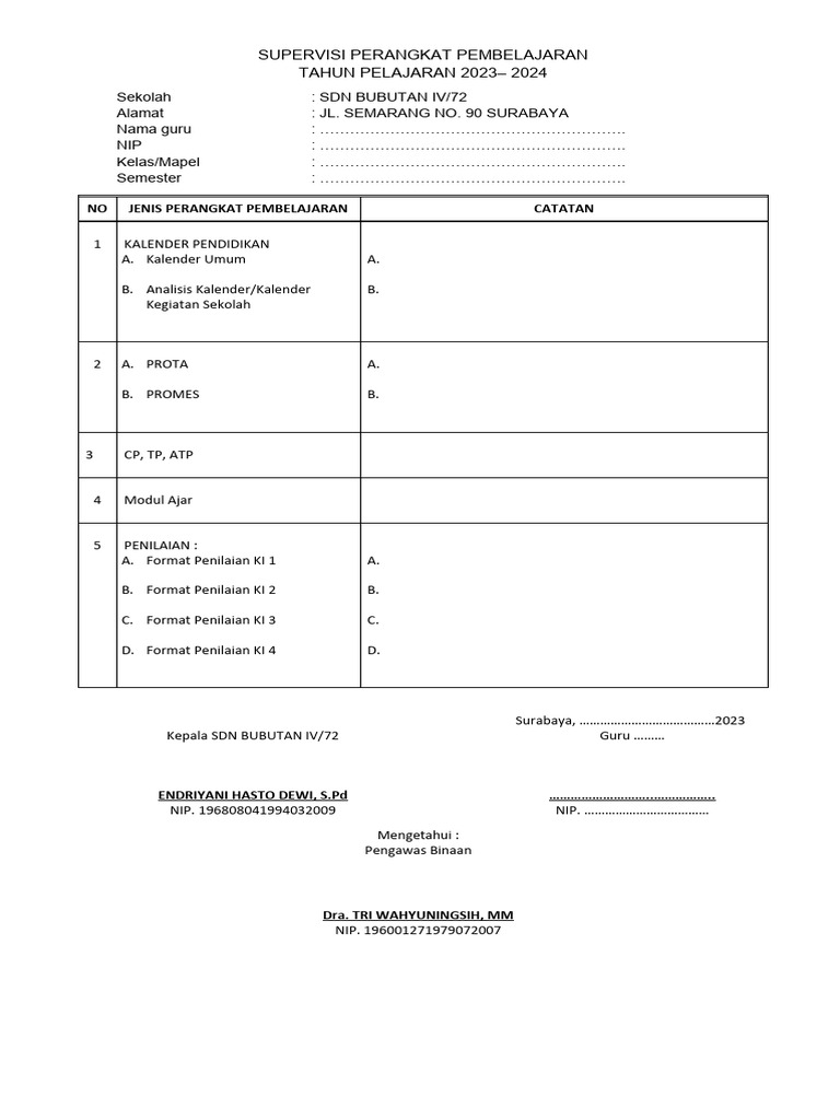 Perangkat Pembelajaran KUMER | PDF