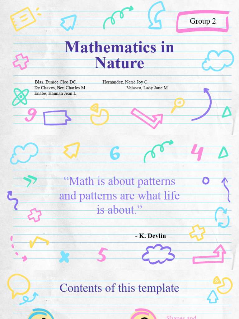 Math Patterns in Nature Explained | PDF | Fractal | Pattern