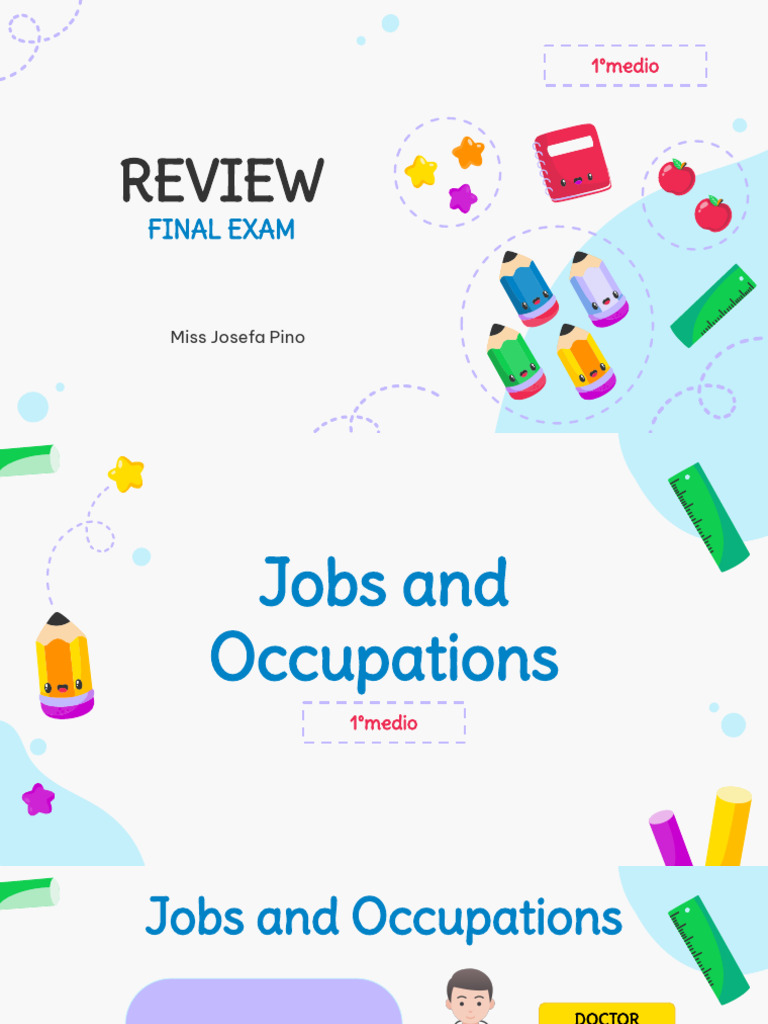 Review 1°medio FINAL (Classroom) | PDF | Linguistic Typology | Language Mechanics