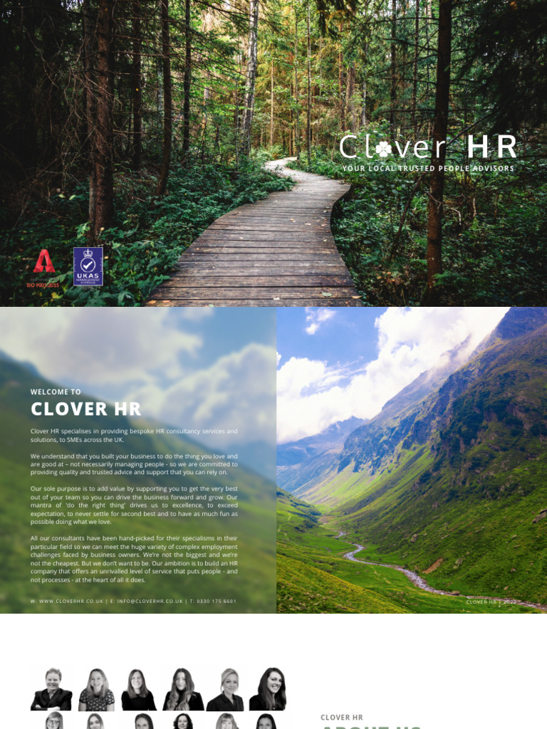 Clover HR Brochure 2022 | PDF | Employment | Mediation