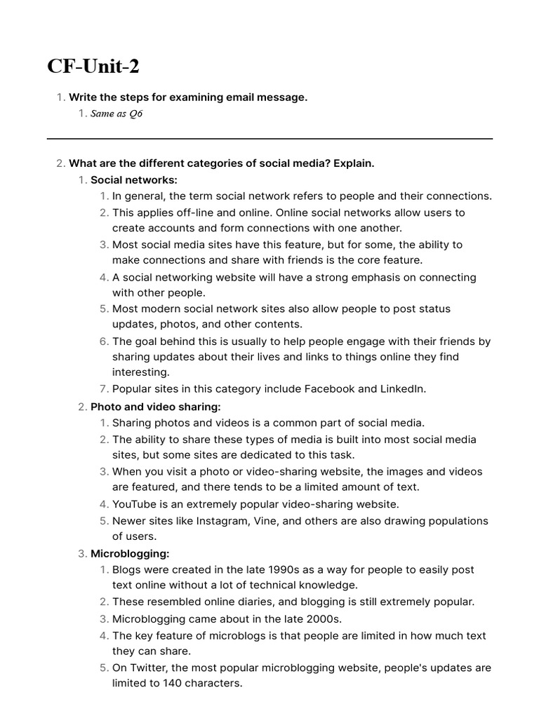 CF Unit 2 | PDF | Computer Forensics | Instant Messaging
