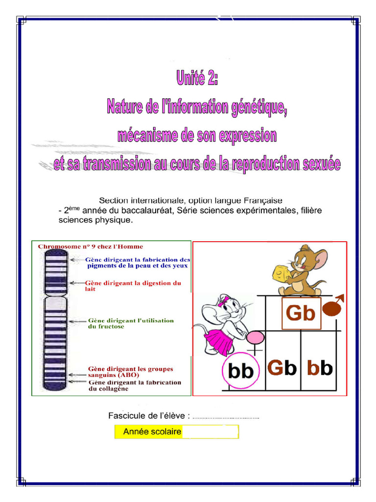 2023, Inf Génét PCF, Élève1 | PDF