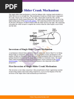 ABE055 Slider Crank Mechanism | PDF | Mechanical Engineering | Mechanics