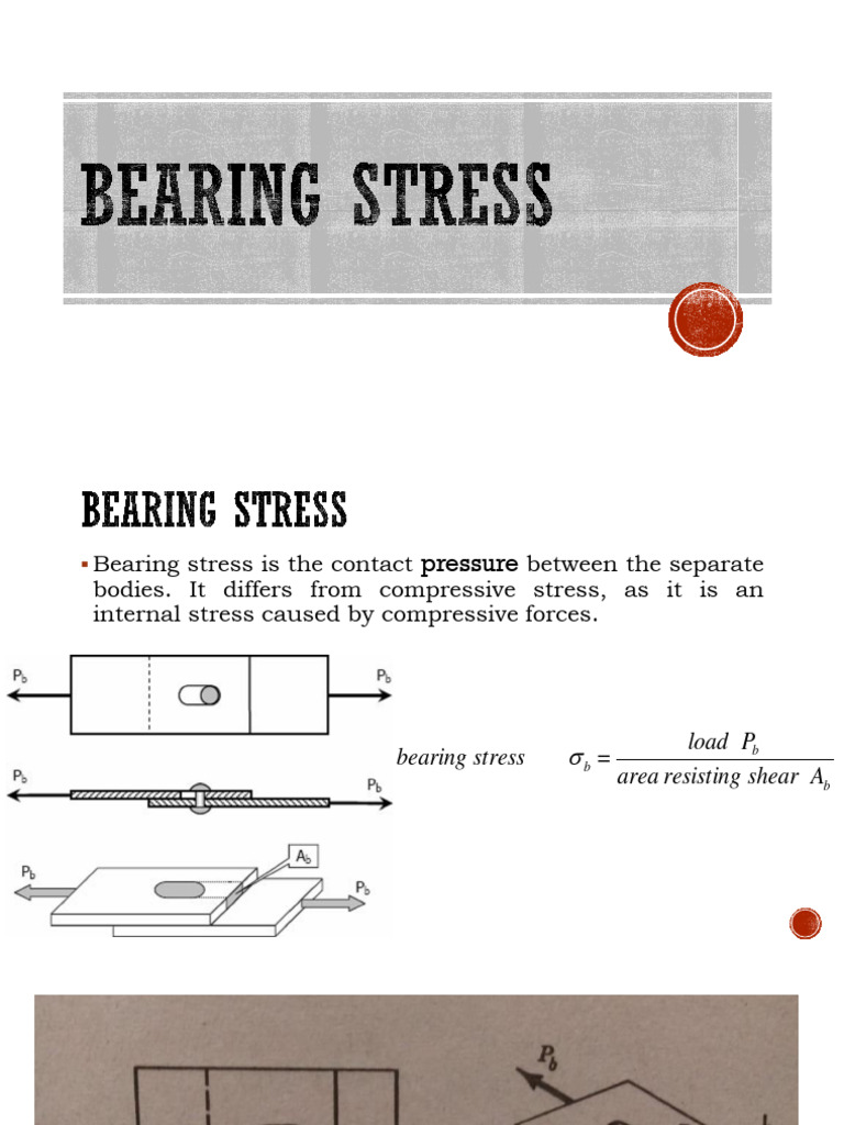Bearing Stress and Rivet Calculations | PDF