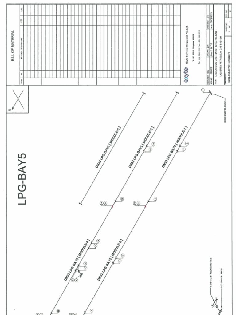 LPG System Isometric Drawing | PDF
